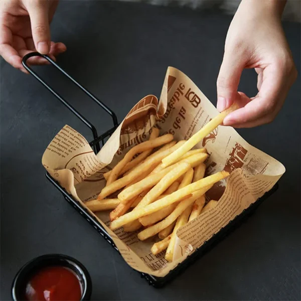 Wholesale Custom Food Basket Liners in Bulk - Luxury Custom Box